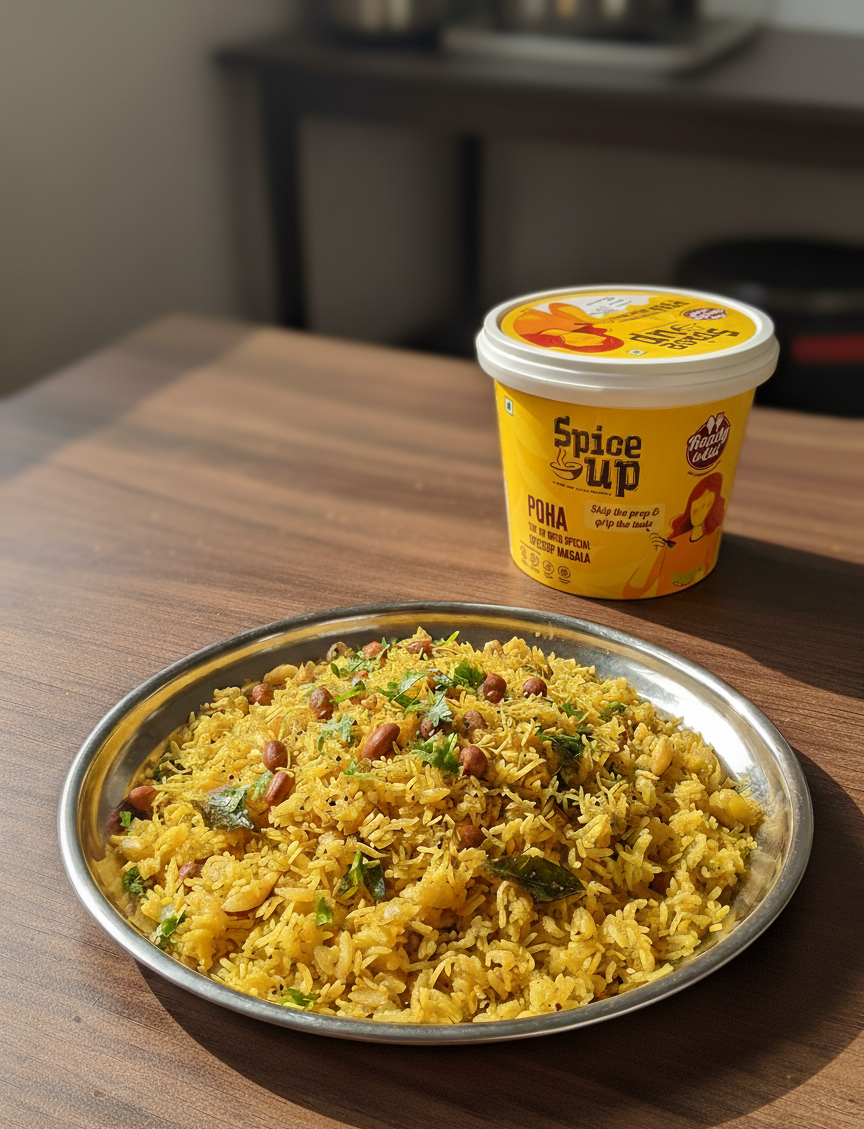 Poha | Instant Indian Breakfast Ready to Eat | Spice Up Foods