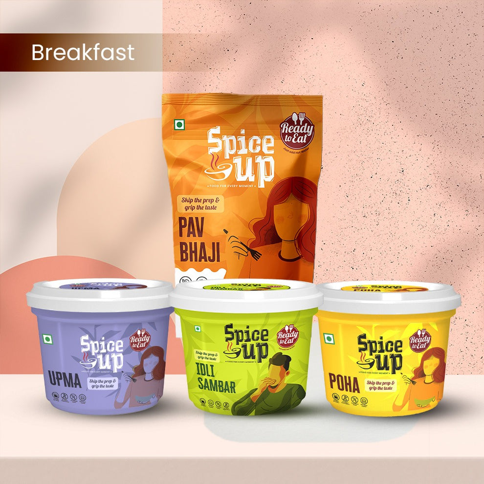 Breakfast Combo | Ready to Eat Morning Meals | Spice Up Foods